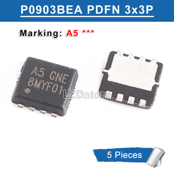 5pcs P0903BEA PDFN 3x3P DFN Marking A5 GNA GNB GNC GND SMD 30V/48A N-Channel MOSFET New Original ...