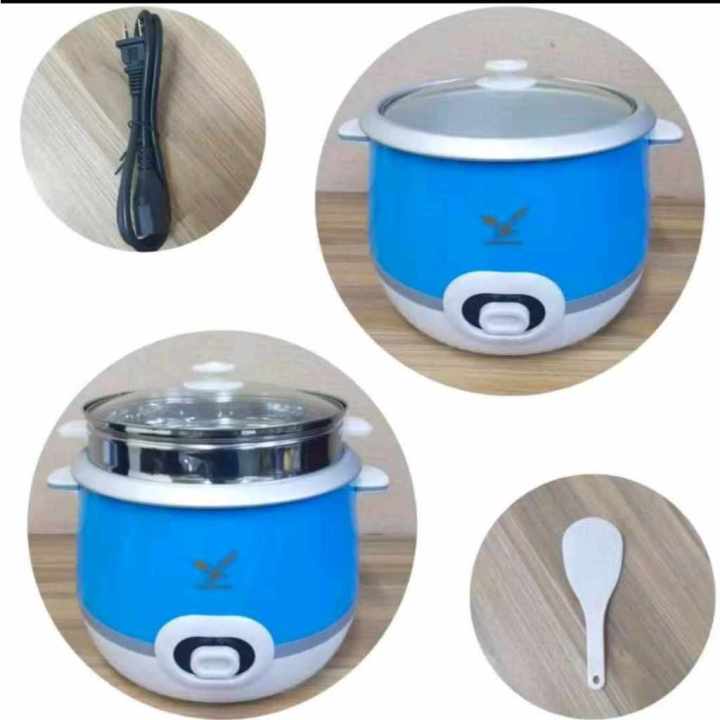 Golden Eagle Blue Rice Cooker (1.5L)(1.8L) With Steamer | Lazada PH