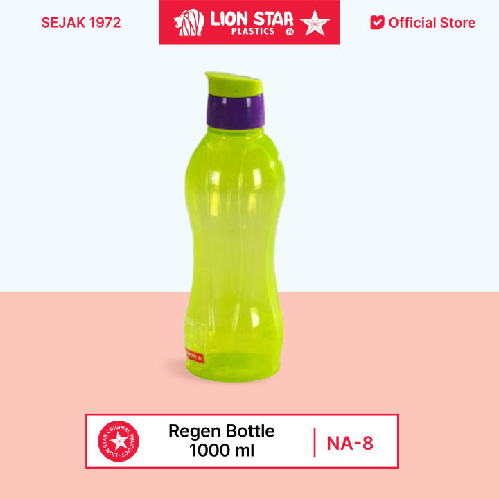 LION STAR Botol Minum Regen Water Bottle 1000 ml - NA-8 | Lazada Indonesia