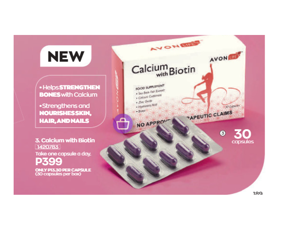 Avon Life Calcium with Biotin | Lazada PH