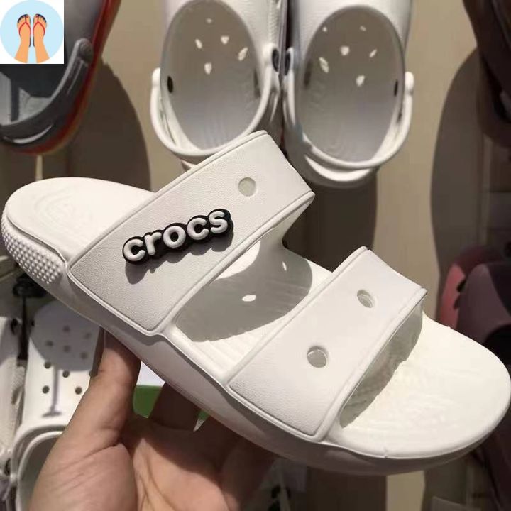 Kayangkaya New Fashion Crocs Two Strap Slides Lightweight Slippers For ...