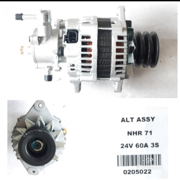 alternator isuzu nkr71 nkr 71 elf nhr 71 nhr71 nmr71 nmr 71 24V 60A p3 ...