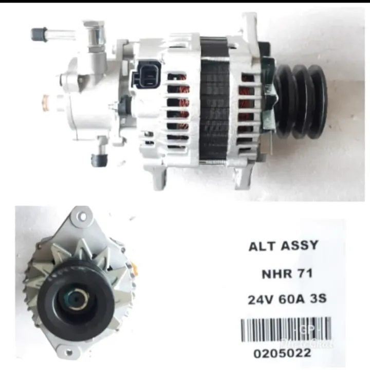 alternator isuzu nkr71 nkr 71 elf nhr 71 nhr71 nmr71 nmr 71 24V 60A p3 ...