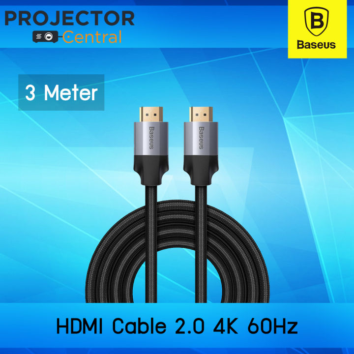 Baseus HDMI to HDMI 2.0 4K/60Hz (3 Meter) | Lazada.co.th