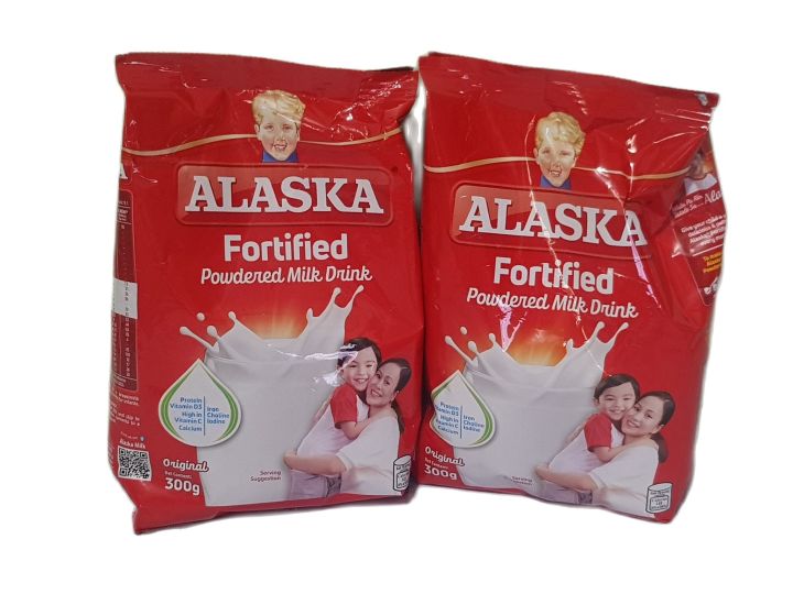 ALASKA Fortified Powdered Milk Drink (2 packs of 300 grams per pack ...
