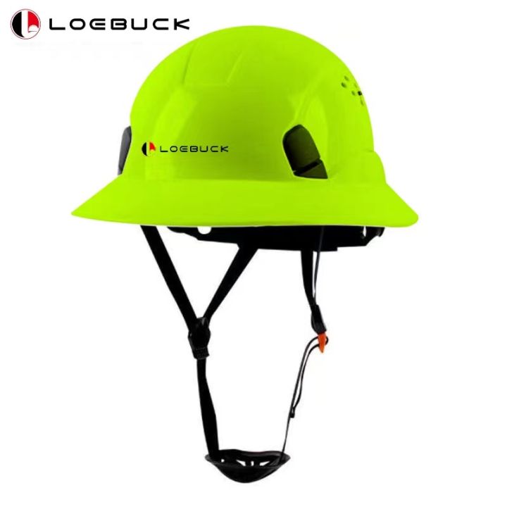 LOEBUCK green hard hat engineering hat construction site construction ...