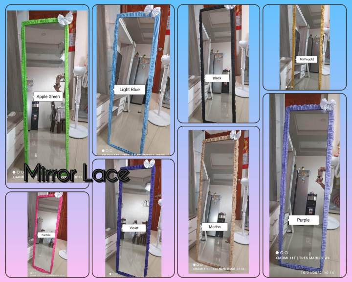 PLAIN Mirror LACE (43 x 162cm Model Mirror) LACE ONLY | Lazada PH