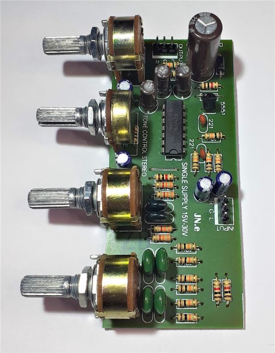 KIT TONE CONTROL BIFET TL074 SINGLE SUPPLY DC 15V-30V | Lazada Indonesia