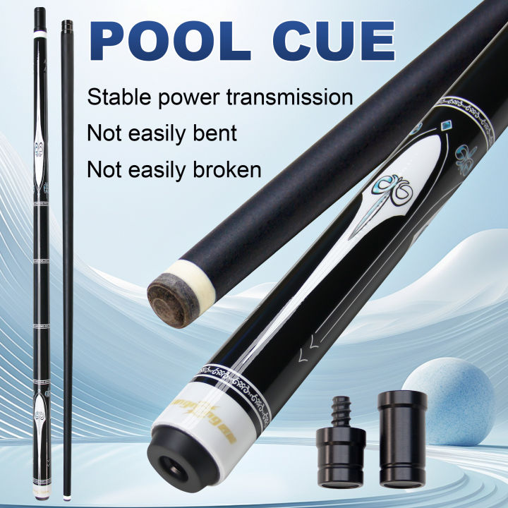 Tako Original Ruyi Black Billiard Cue Stick – 13mm Black Leather Tip ...