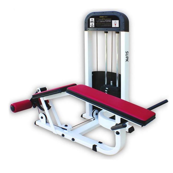 Prone Leg Curl Machine Adjustable Home Fitness Gym Equipment Trainer ...