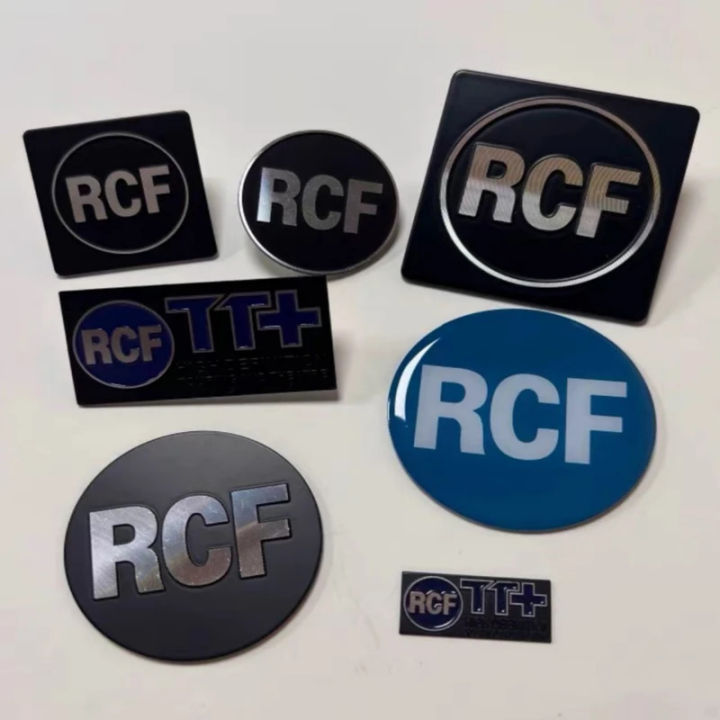2/5/10/20PCs RCF speakers high-quality emblem logo 3D metal hi-fi car ...