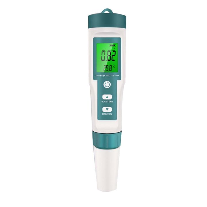 (TSDA) 7 in 1 Digital Water Testing Kit PH/TDS/EC/Salinity/ORP/S.G ...