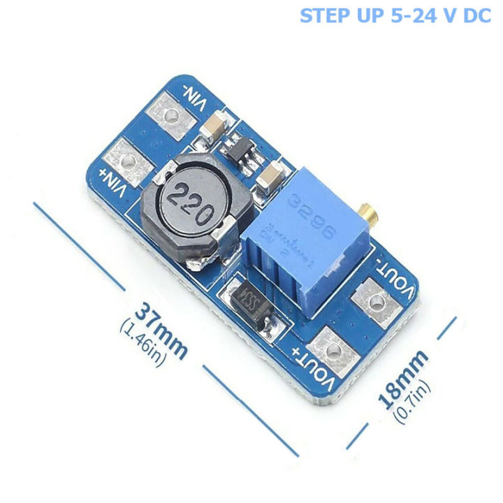 Step Up Converter Module Mini Power Booster DC-DC 2A 5-24 v | Lazada ...