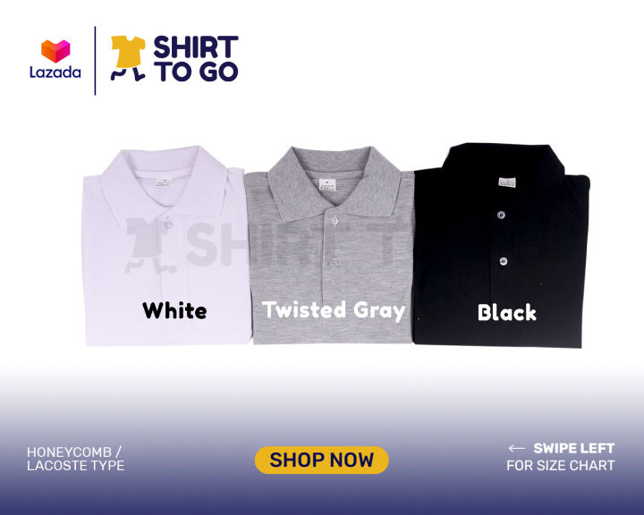 SOFTEX / WHISTLER Polo Shirt for Men and Women WHITE BLACK GRAY | Lazada PH