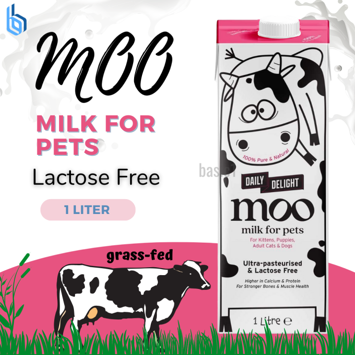 Daily Delight MOO Pets Milk 1L - Lactose-Free Milk for Dogs & Cats ...