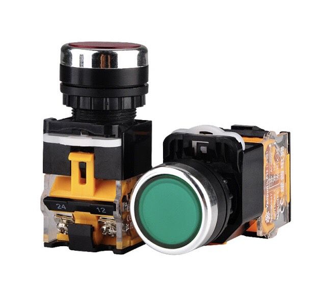 LA38/203 209B สวิตซ์มีไฟ (Push Button Switch ) กดติด ปล่อยดับ และ กดติด ...