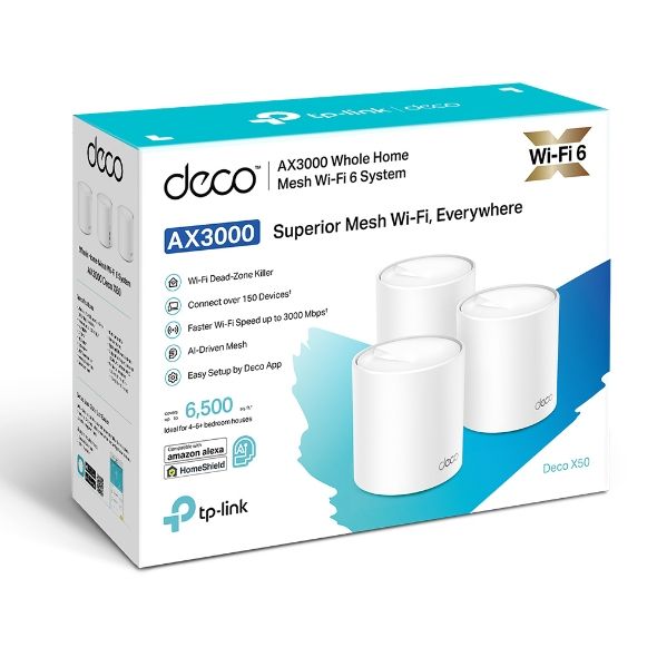 Deco X50 AX3000 Whole Home Mesh WiFi 6 System | Lazada.co.th