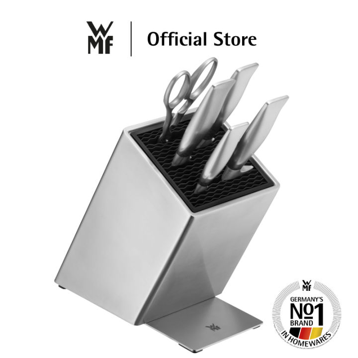 WMF ชุดมีดสแตนเลสสตีล พร้อมบล็อกสแตนเลส 6 ชิ้น รุ่น Grand Gourmet WMF ...