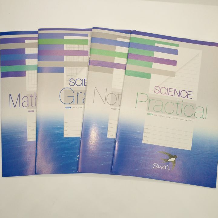SWIFT A4 size Notebook, Science Graph, Science Practical, Mathematics ...