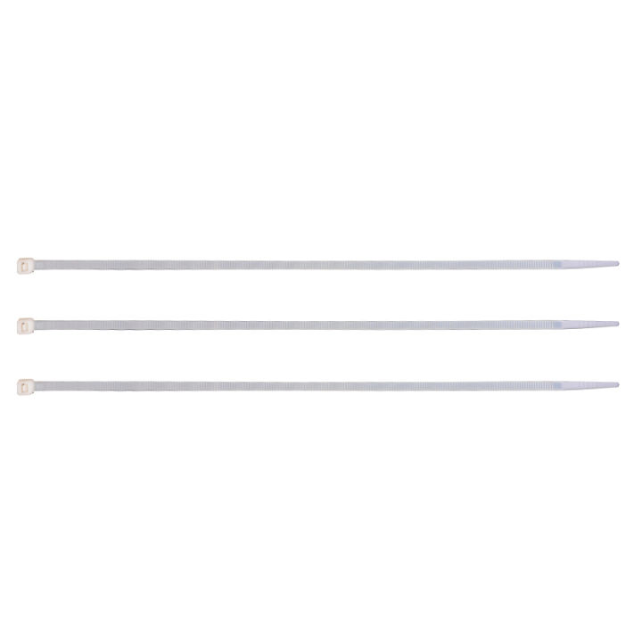 เข็มขัดรัดสายไฟ BANDEx รุ่น CT-075-2C ขนาด 3 นิ้ว (แพ็ค 100 ชิ้น) สีขาว ...