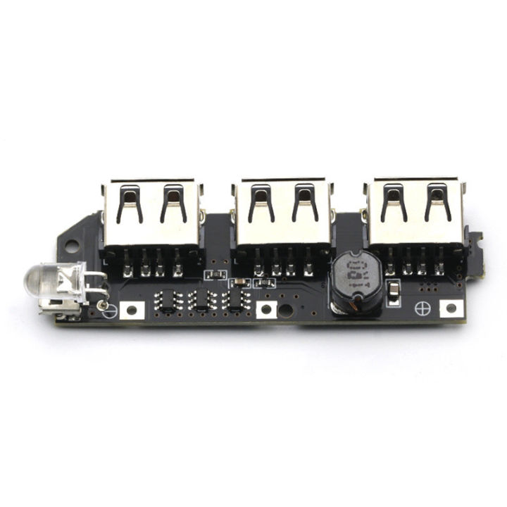 3 USB power bank charger Circuit board booster module 18650 lithium ion ...