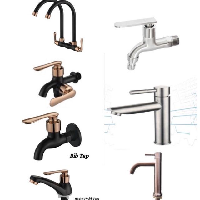 🔥Ship from Malaysia🔥 BELLANO Kitchen Faucet Sink Tap Toilet sink Tap ...