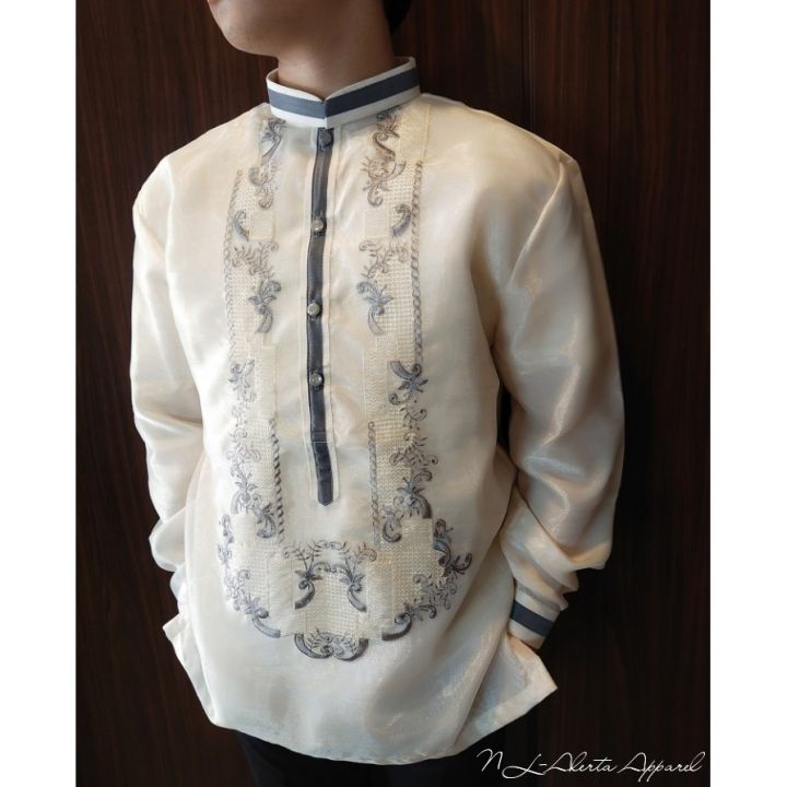 🧸⛱️ BARONG FOR MEN CHINESE PURE EMBROIDERED BARONG TAGALOG | Lazada PH