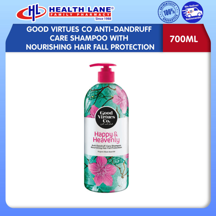 GOOD VIRTUES CO ANTI-DANDRUFF CARE SHAMPOO WITH NOURISHING HAIR FALL ...