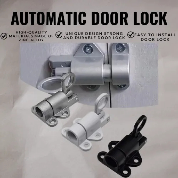Top Seller AUTOMATIC DOOR BOLT LOCK | Heavy Duty Aluminum Alloy Gate ...