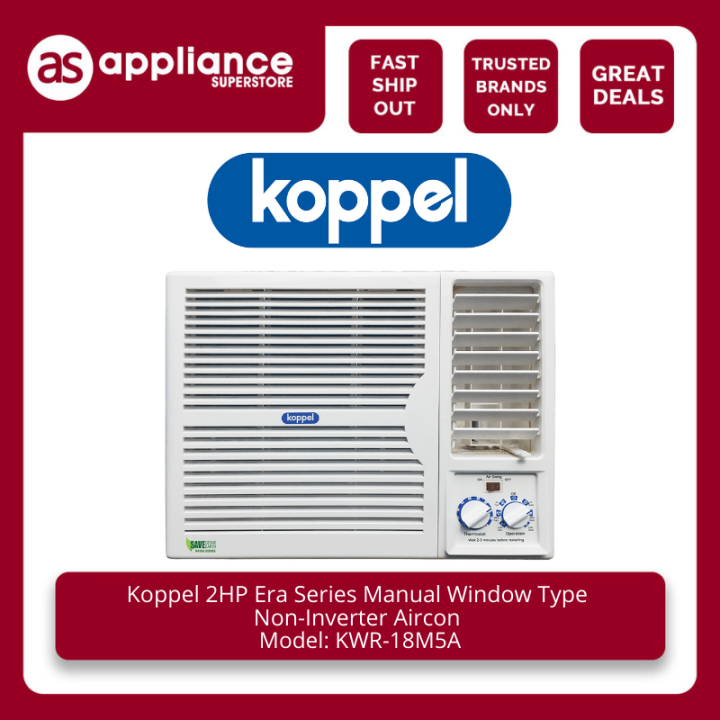 Koppel 2HP Manually Controled Window Type Non-Inverter Aircon KWR-18M5A ...