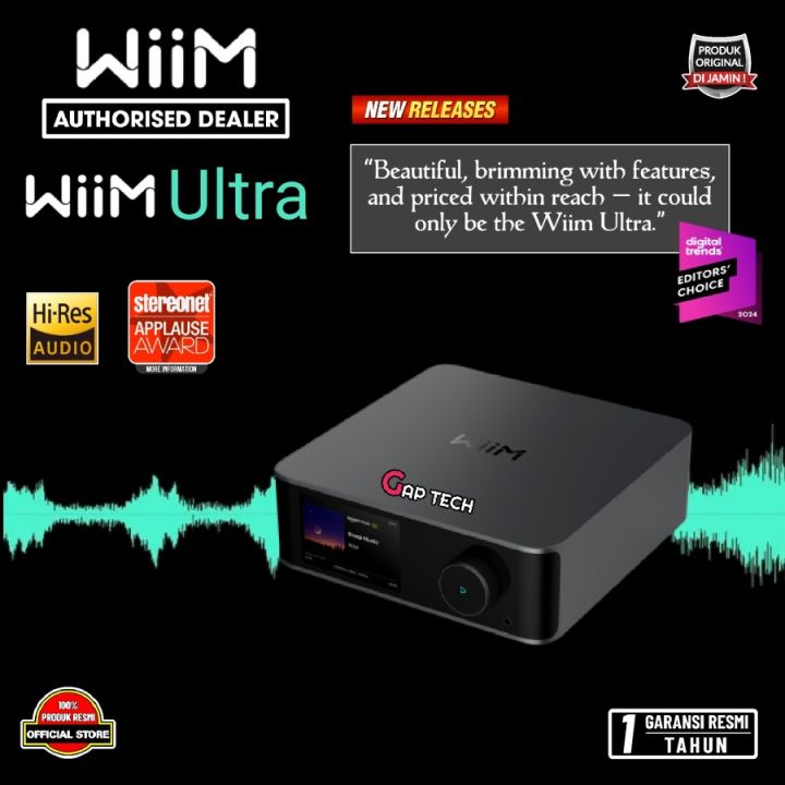 WiiM Ultra Music Streamer & Digital Preamp with Touch Display Original ...