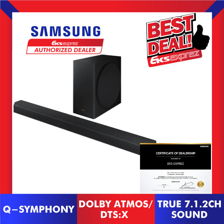 Samsung Q900A 7.1.2ch Soundbar with Dolby Atmos and DTS:X - HW-Q900A/XM ...
