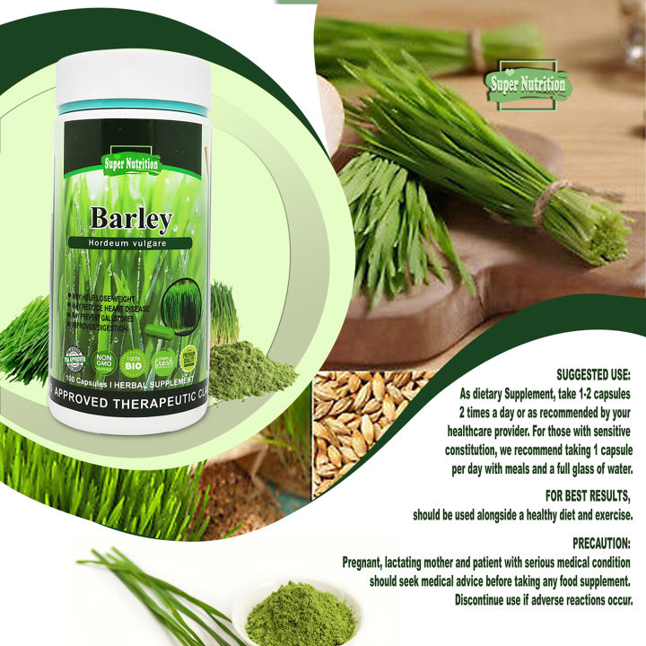 Barley Herb Organic Capsule 100's | Lazada PH