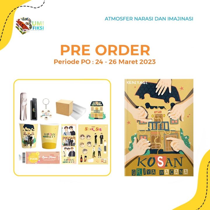 Pre Order Buku Novel - Kosan Griya Wacana - Keniyagi - Bumi Fiksi ...