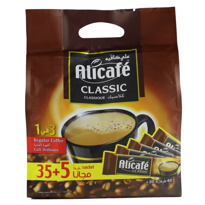 AliCafe Classic 3in1 Instant Coffee 35+5 sticks | Lazada PH