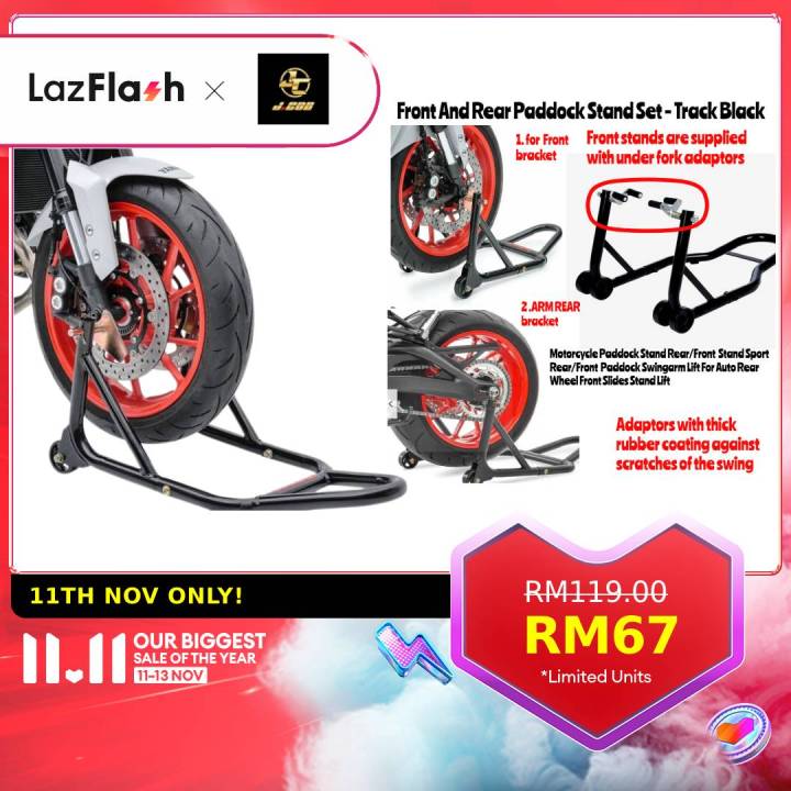 Universal Paddock Stand / Alloy / Front Wheel Chock HEAVY DUTY ALL ...