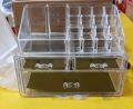*COD* BF-K16 Kotak Make Up Acrylic + 3 Laci Rak Kosmetik Organizer ...