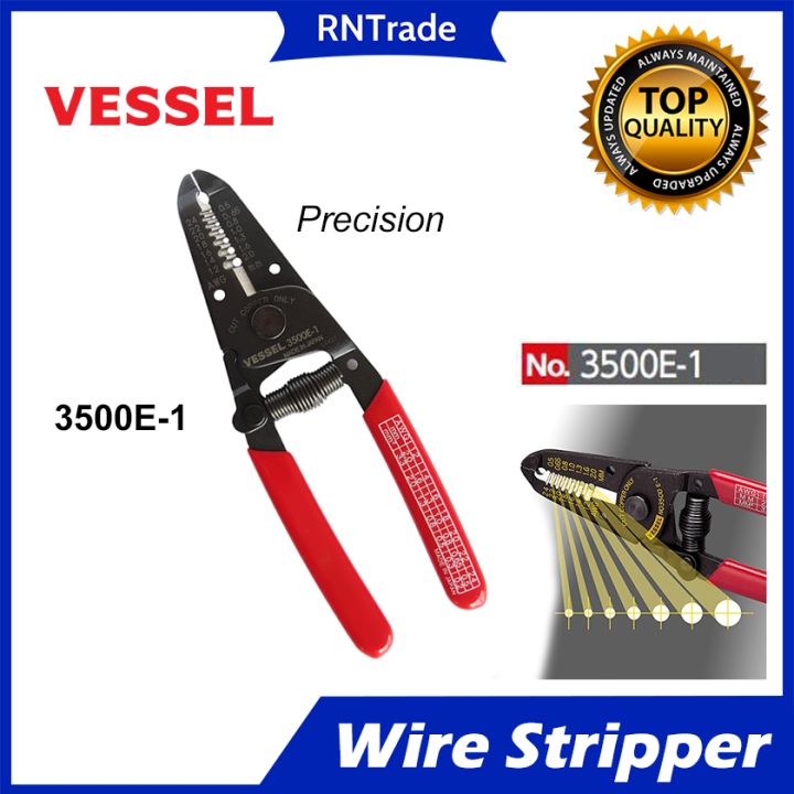 Vessel Wire Stripper No.3500E 1 / No.3500E-1 (For Solid Wire, Stranded ...