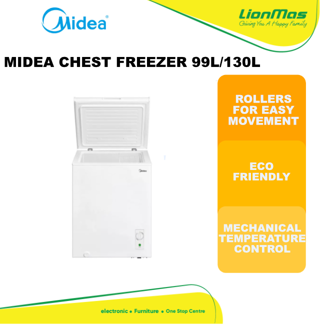 MIDEA CHEST FREEZER 99L/130L | Lazada