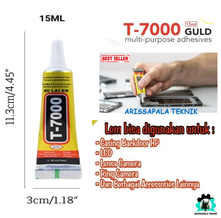 Lem LCD Touchscreen Layar Casing HP Zhanlida T7000 Lem Serbaguna Hitam 15ml | Lazada Indonesia