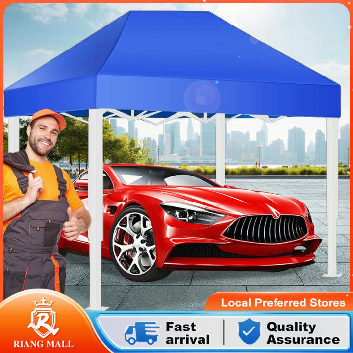 10x10 Ft Roof Night Market Canopy Camping Tent Khemah Canopy Frame 8x8 ...