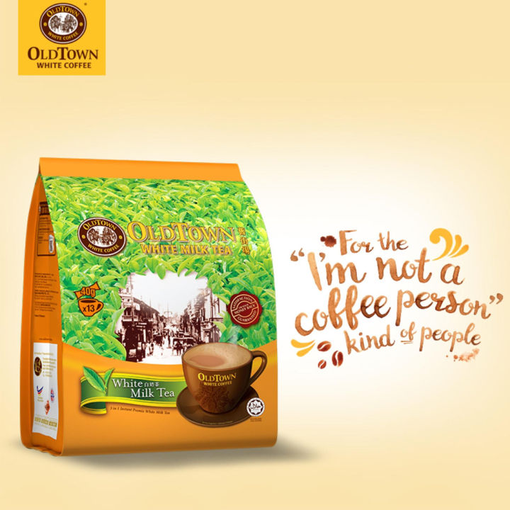 OLDTOWN Milk Tea 3-in-1 Instant Premix White Milk Tea (13's) | Lazada