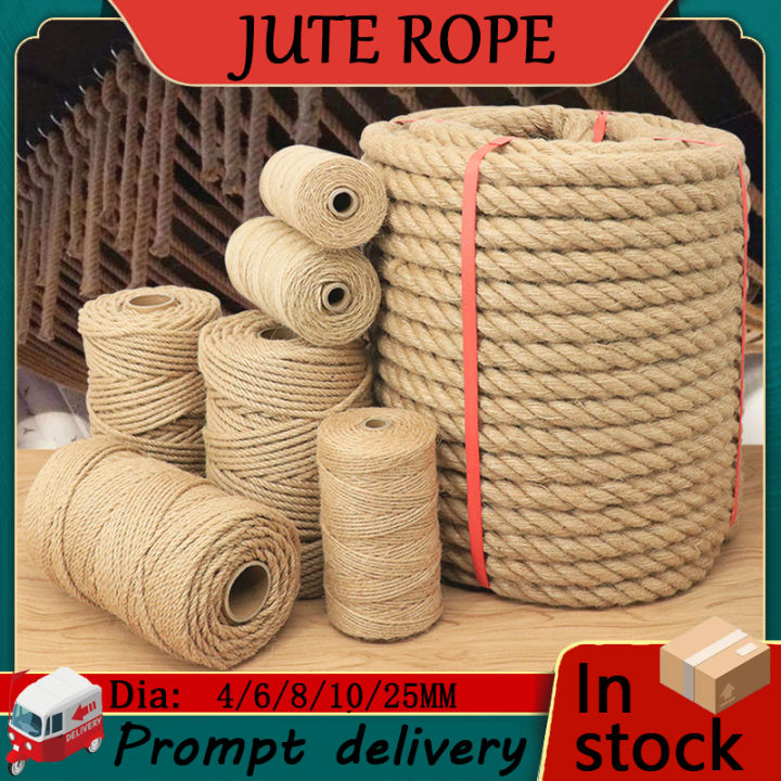 Jute string Rope diameter 4 6 8 10 25mm cat scratcher rope yarn ...