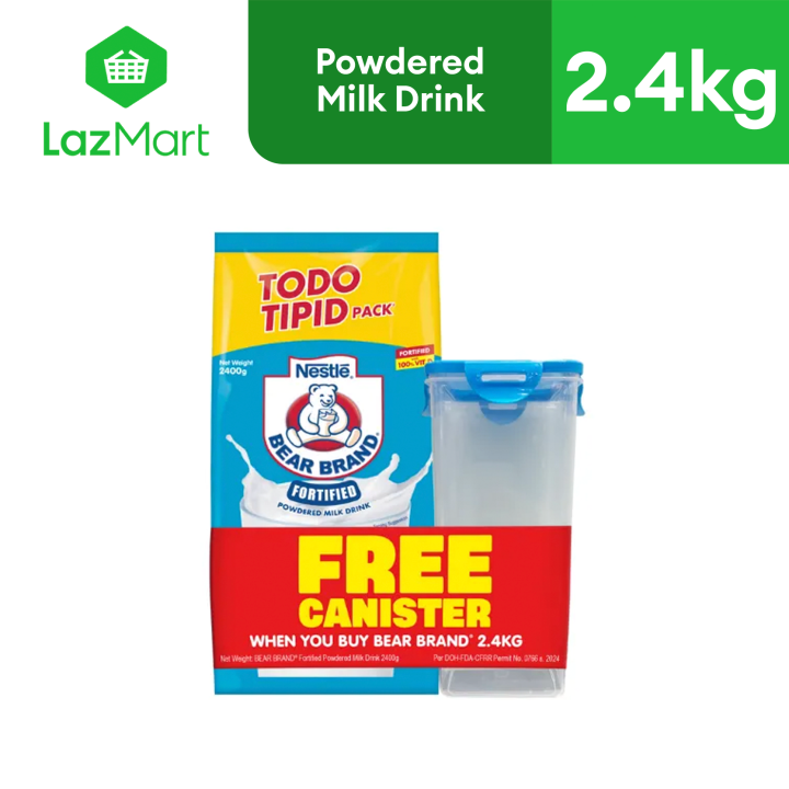Bear Brand 2.4kg Free Canister | Lazada PH