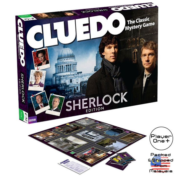 Cluedo Sherlock Edition The Classic Mystery Game Board Game Fun Family ...