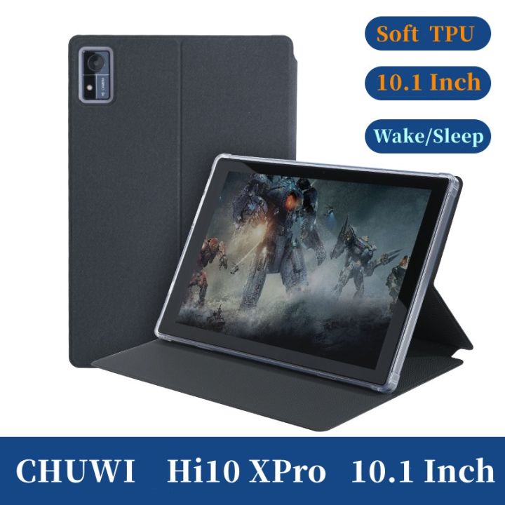 Ultra Thin Three Fold Stand Case For Chuwi Hi10 XPro 10.1inch 2023 Tablet Soft TPU Drop ...