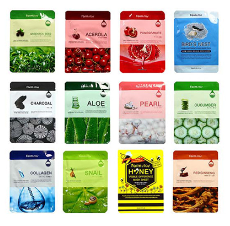 FARMSTAY Visible Difference Mask Sheet / Masker Wajah | Lazada Indonesia