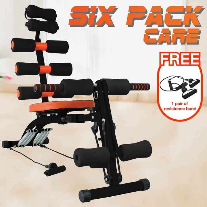 BetterGrow Six Pack Care Exercise Bench Sit Up for Gym Fitness Machine ...