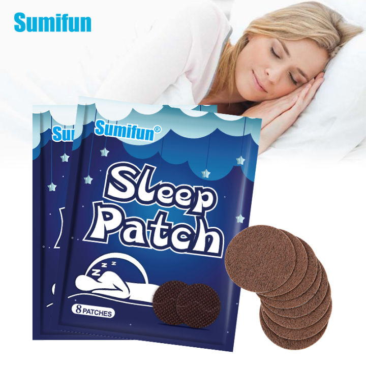 8pcs Sleep Patch Relieve Headache Stress Plaster Improve Insomnia Sleep ...