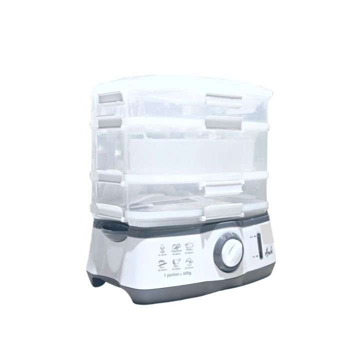 Asahi Portable Food Steamer With Rice Bowl & Base Tray | Lazada PH